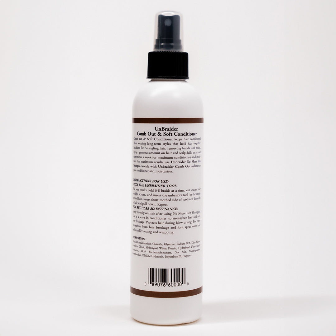 Comb Out Spray Conditioner – The Original Unbraider