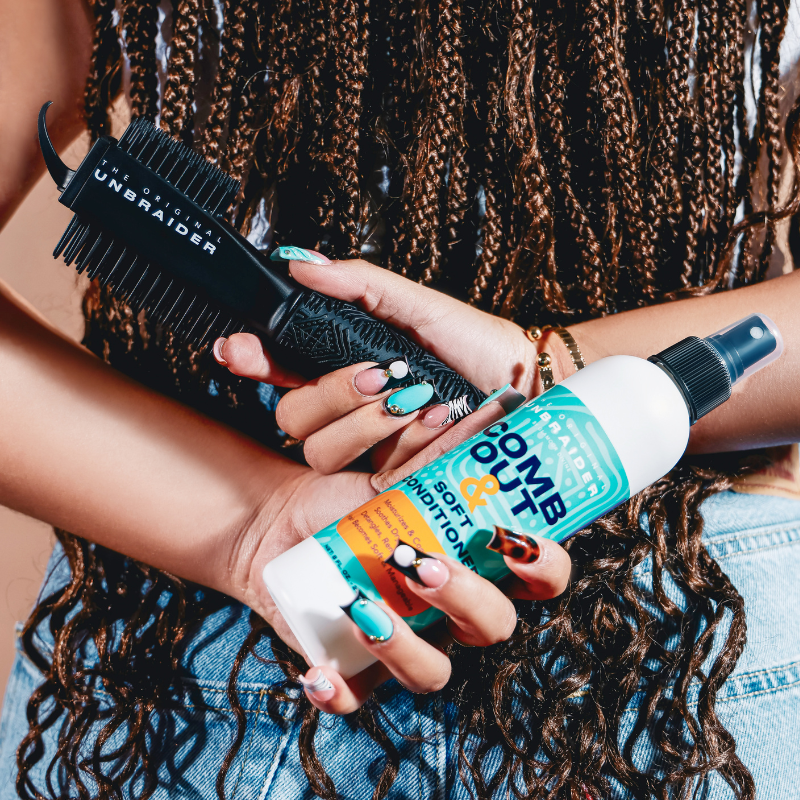 The Unbraid & Nourish Kit | Braid Takedown Tool + Conditioning Spray ...